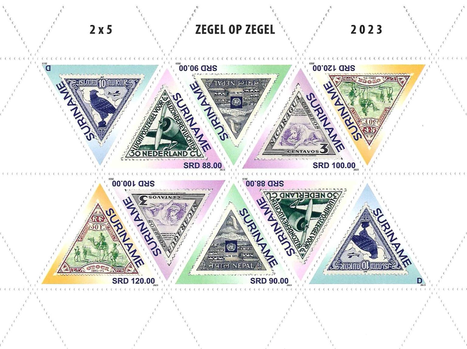Stamp Issue Programme 2023 – Suriname Stamps